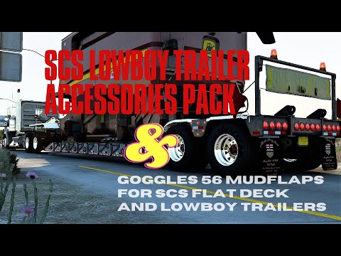 Steam Community :: Video :: ATS Mods [v1.47] SCS Lowboy Trailer ...