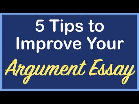 5 Tips to Improve Your Argument Essay | AP Lang Tips | Coach Hall Writes