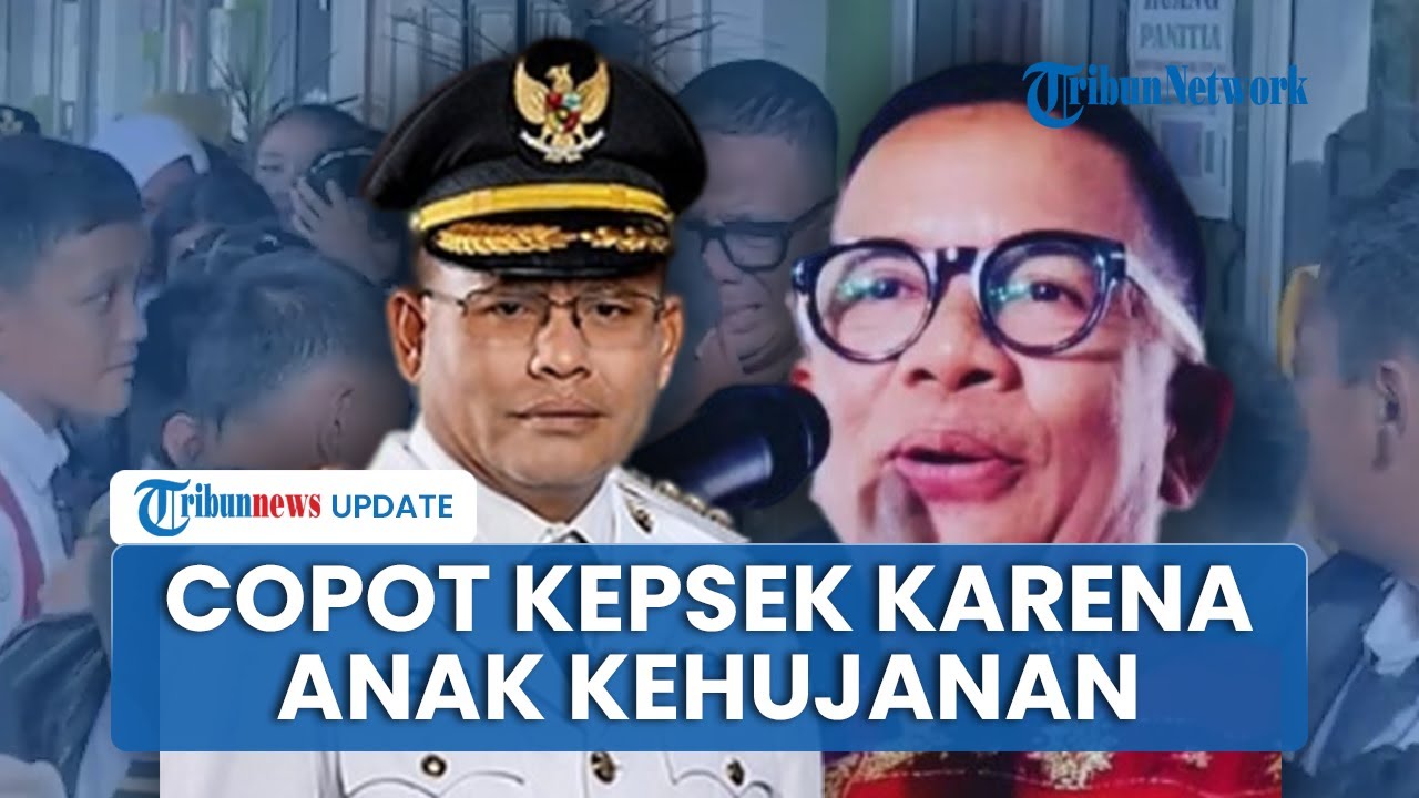 Kena Sanksi Tito, Walkot Arlan Minta Maaf Copot Kepsek SMP 1 Prabumulih karena Anak Kehujanan ...
