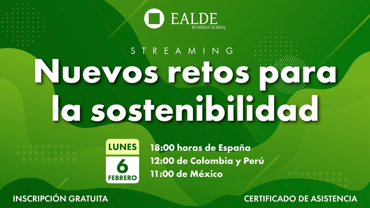 Nuevos retos para la sostenibilidad