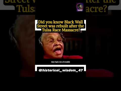 The Truth About Black Wall Street: AFTER the 1921 Massacre?