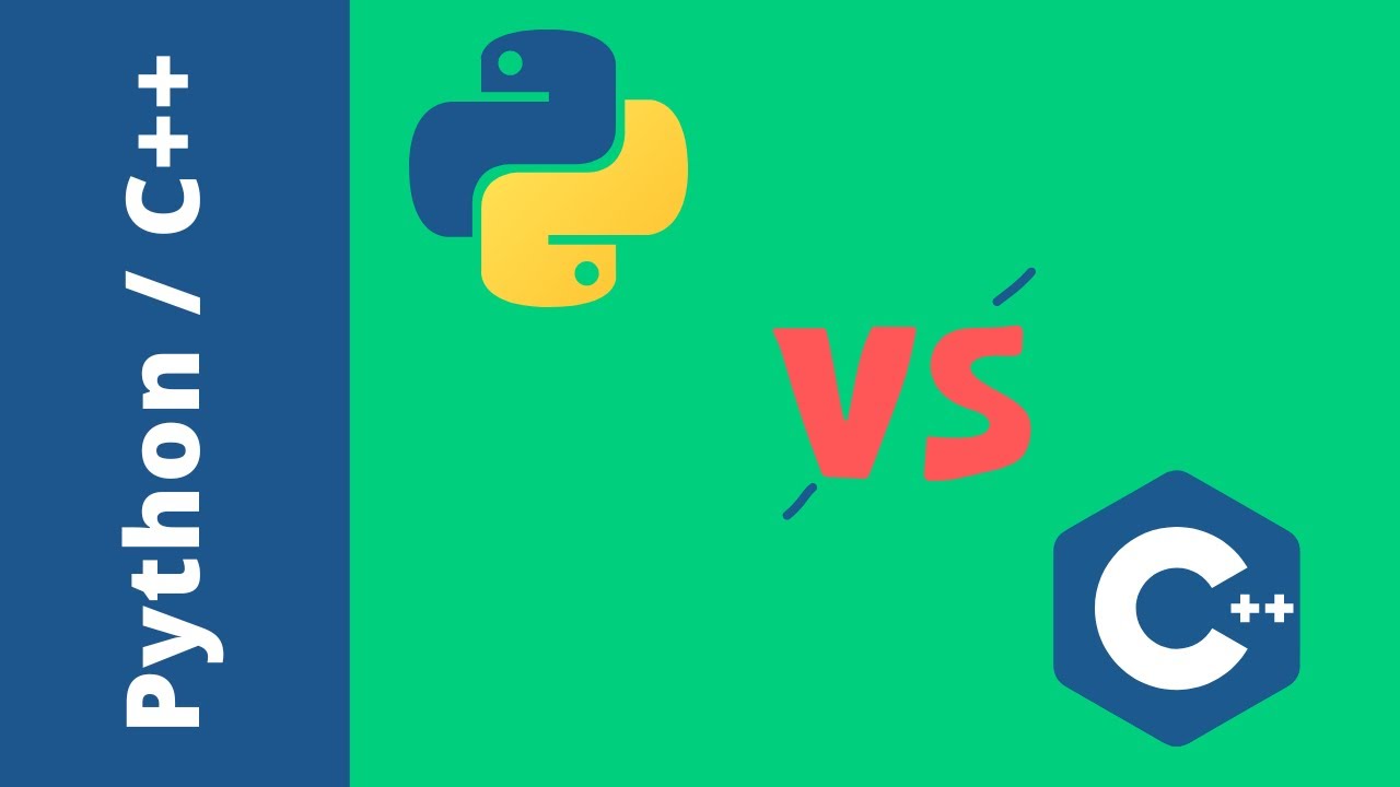 Python vs C/C++ side-by-side comparison #programming #coding