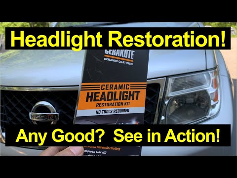 ✅ Headlight Restoration using Cerakote - No Tools Needed!
