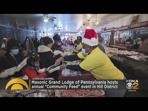 Masonic Grand Lodge of Pennsylvania hosts annual Community Feed event in Hill District