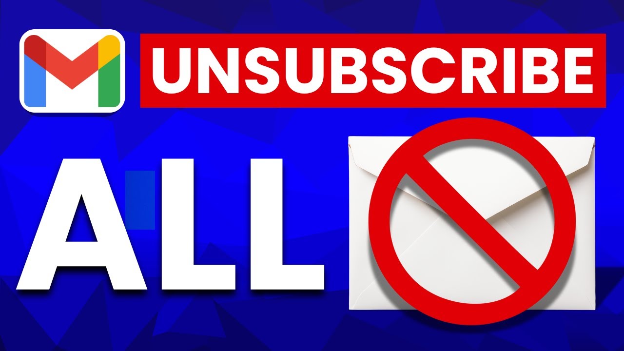 How To Unsubscribe ALL Emails in Gmail (FREE) - Inbox Zero
