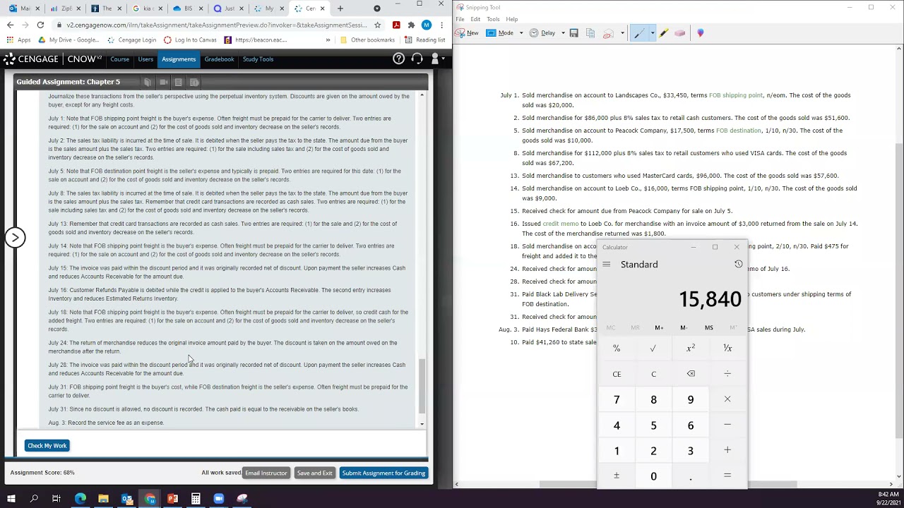 BUA 233 Chapter 5 Guided Assignment