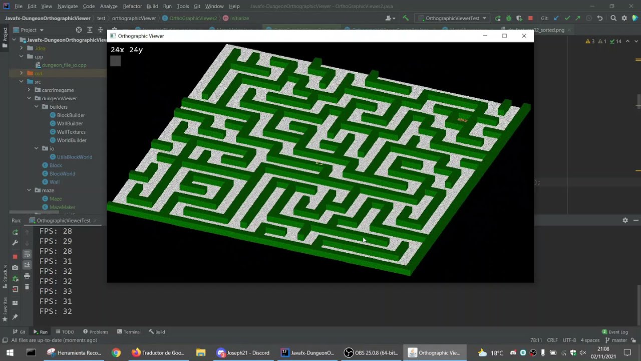 Isometric Tile Viewer & Maze Generator Algorithm