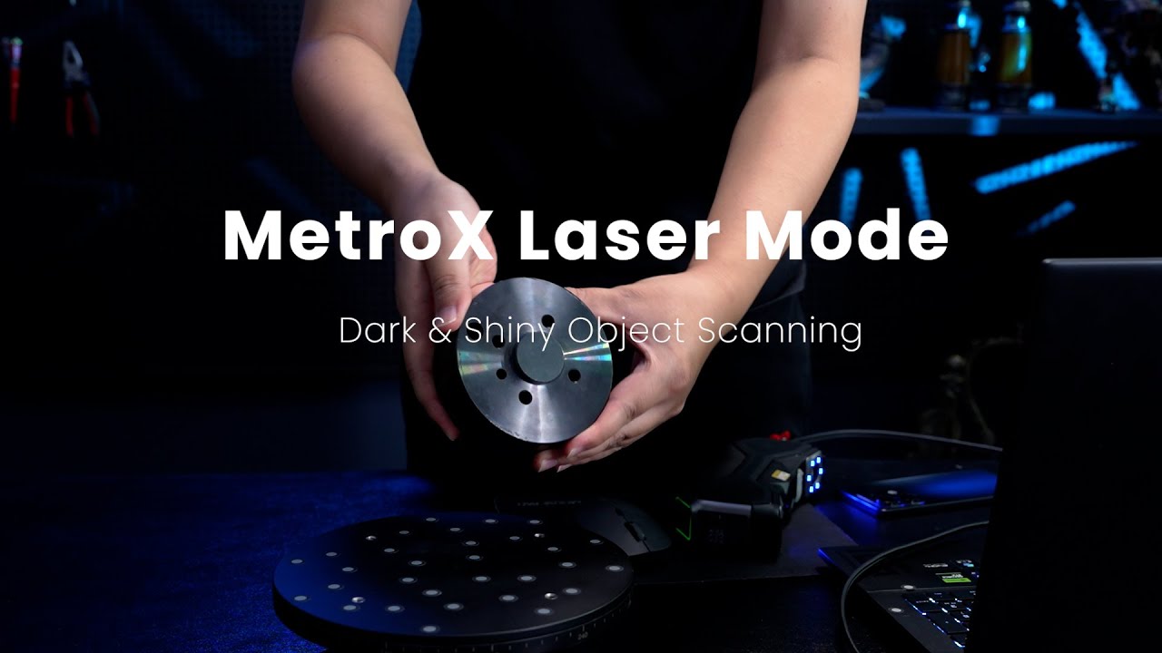 Revopoint MetroX 3D Scanner: Black & Shiny Objects Scans