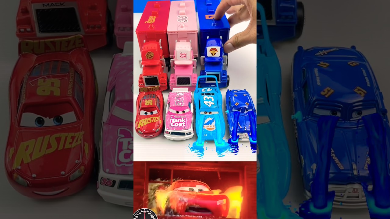 Lightning McQueen, Tank Coat, Doc Hudson’s, McQueen Truck, Pixar Cars #toys #cars #truck #cartoys