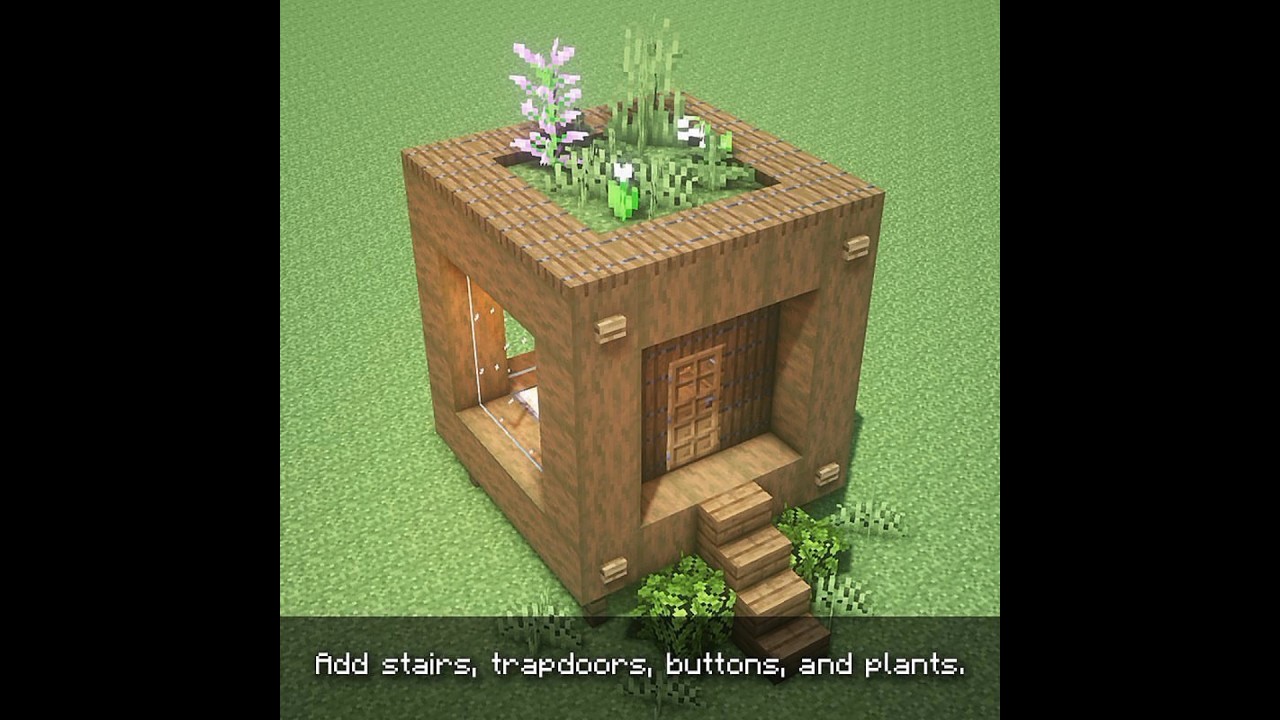 3 Players House Tutorial For Minecraft #minecraft #shorts #gaming