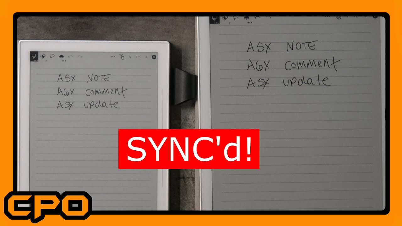 Dropbox Sync Between Supernote A5X and A6X