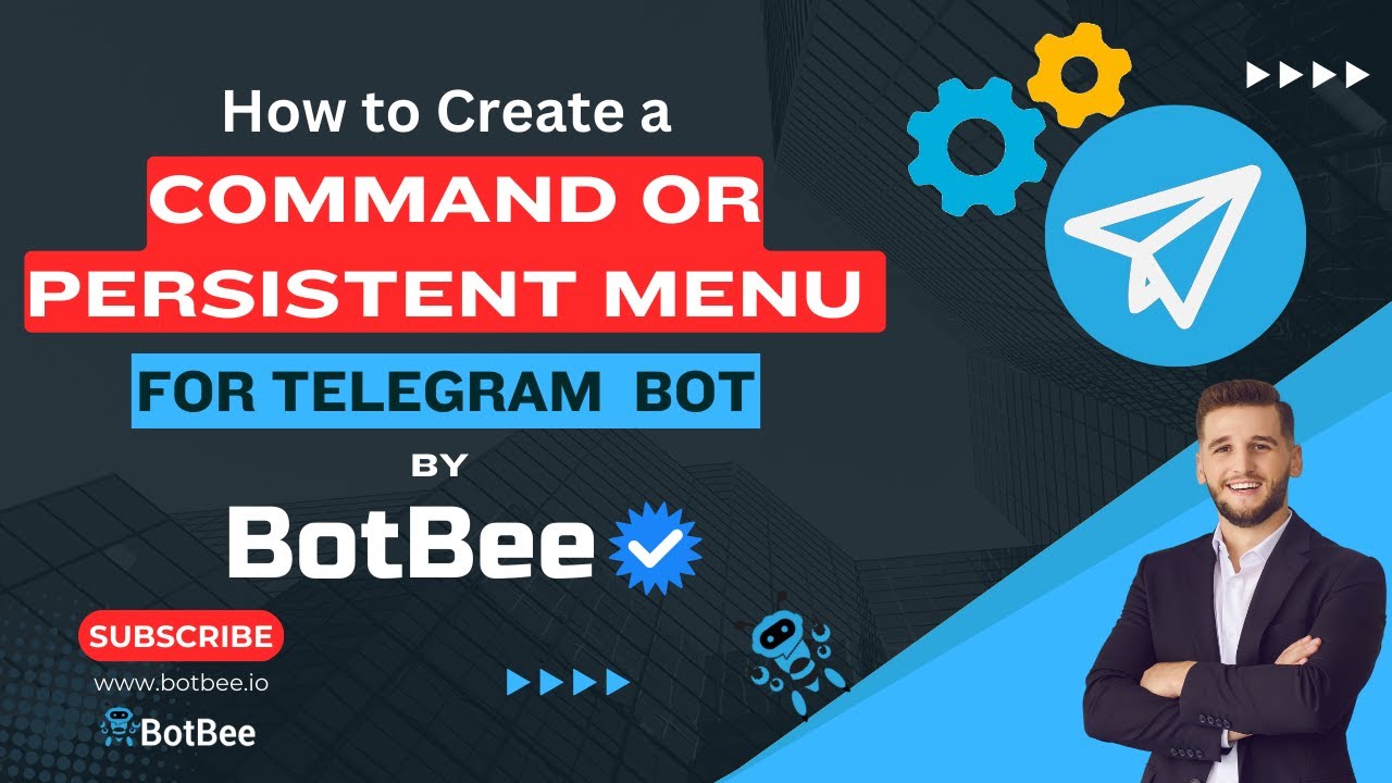 Setting Up Commands and Persistent Menus for Your Telegram Bot with BotBee