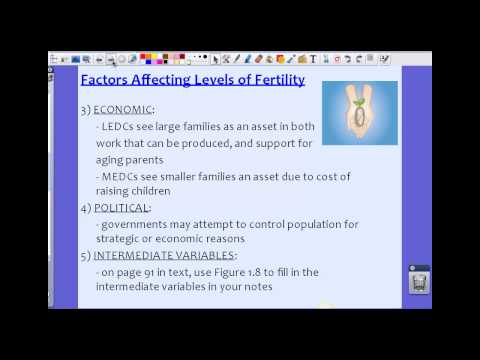 AICE Geo H1.1 Factors Affecting Fertility