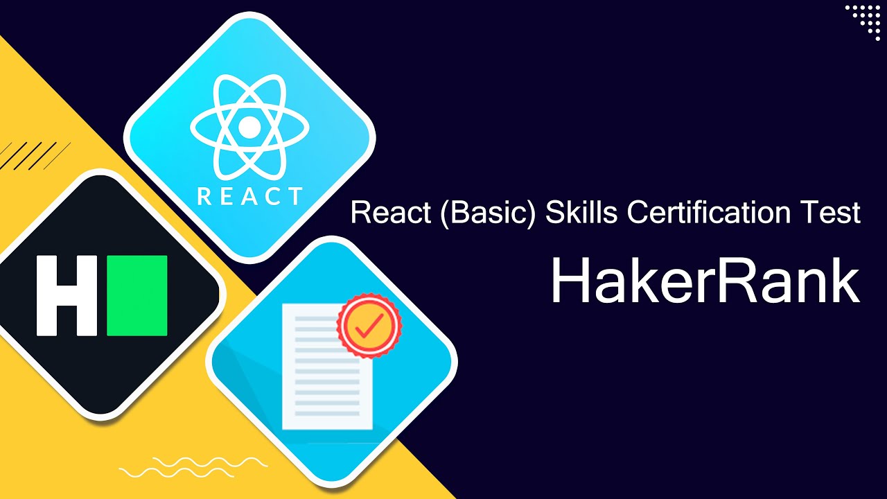 Hackerrank React Certification Solutions [Hackerrank Certifications Solutions]