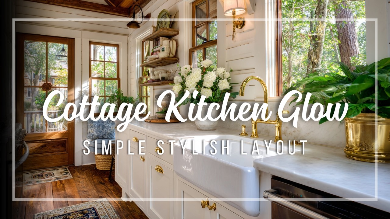 Cozy Cottage Kitchen Ideas with Refined Charm 🏡 Simple Layouts That Feel Warm Yet Sophisticated