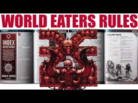 Index Hereticus: World Eaters Khorne Berzerkers & Kharn The Betrayer Datasheet Warlord Traits Relics