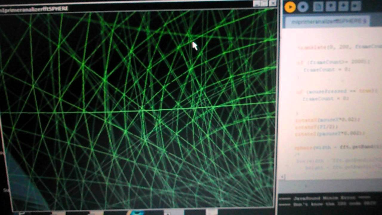 Processing Test Minim's FFT 1 Spheres