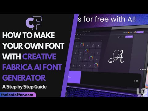 How to Make Your Own Font with Creative Fabrica AI Font Generator | THELOSTOFFER #AIFONTGENERATOR