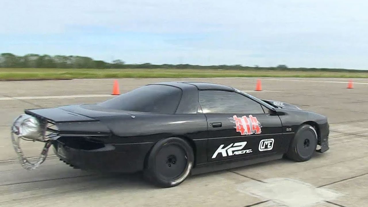 263.2MPH Twin Turbo Camaro - Texas Mile