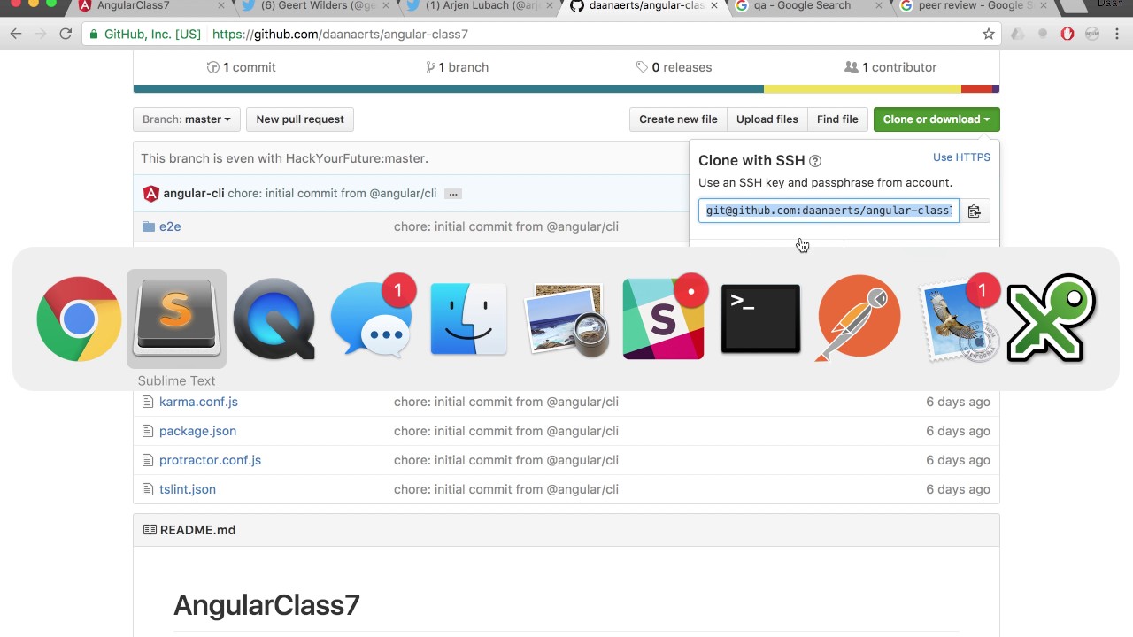 HackYourFuture - github fork homework flow