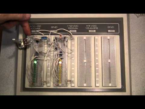 XOR Gate Sync Demo 555 Timer 4017 Decade Counters