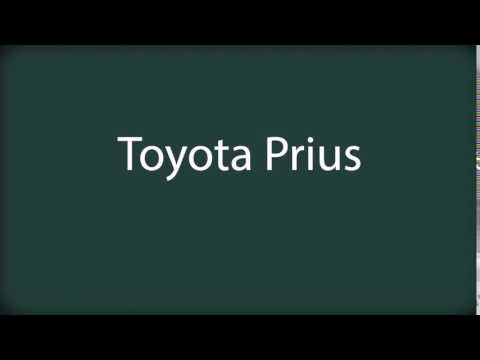 How to pronounce Toyota Prius