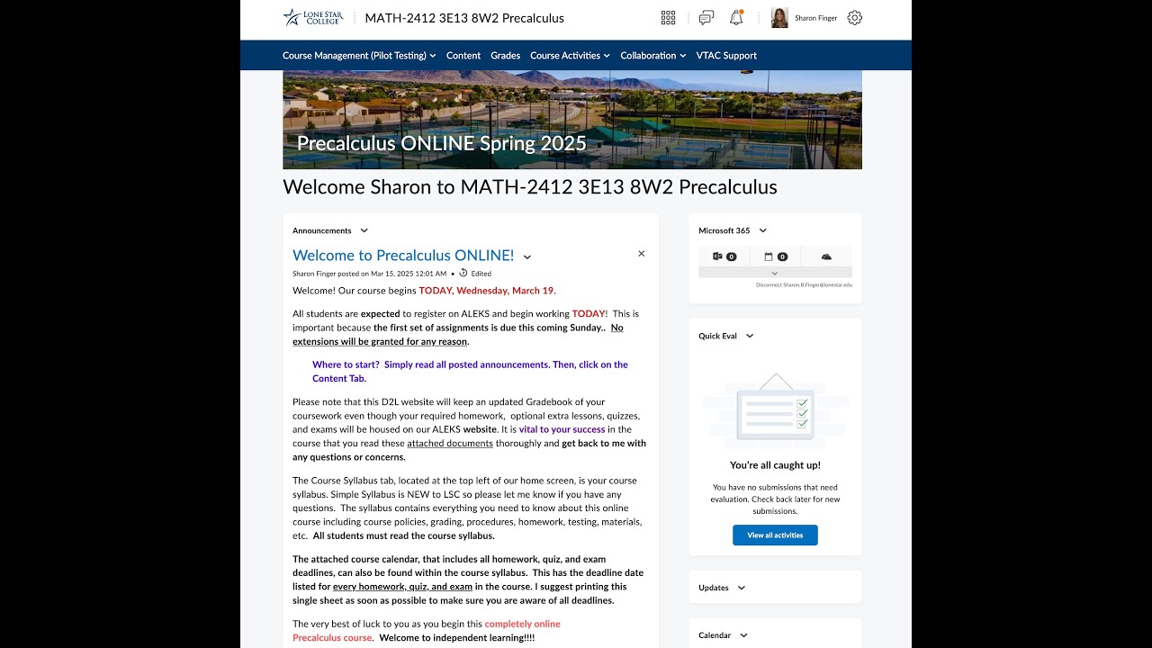 Welcome to Precalculus ONLINE