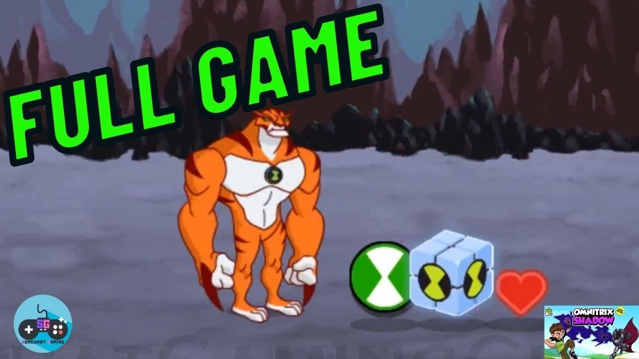BEN 10 Omnitrix Shadow FULL GAME Cartoon Network Games
