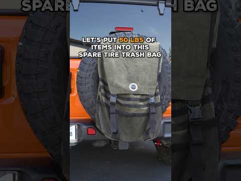 Gear Test: Can We Fit 50 POUNDS into this Spare Tire Trash Bag? 🤔