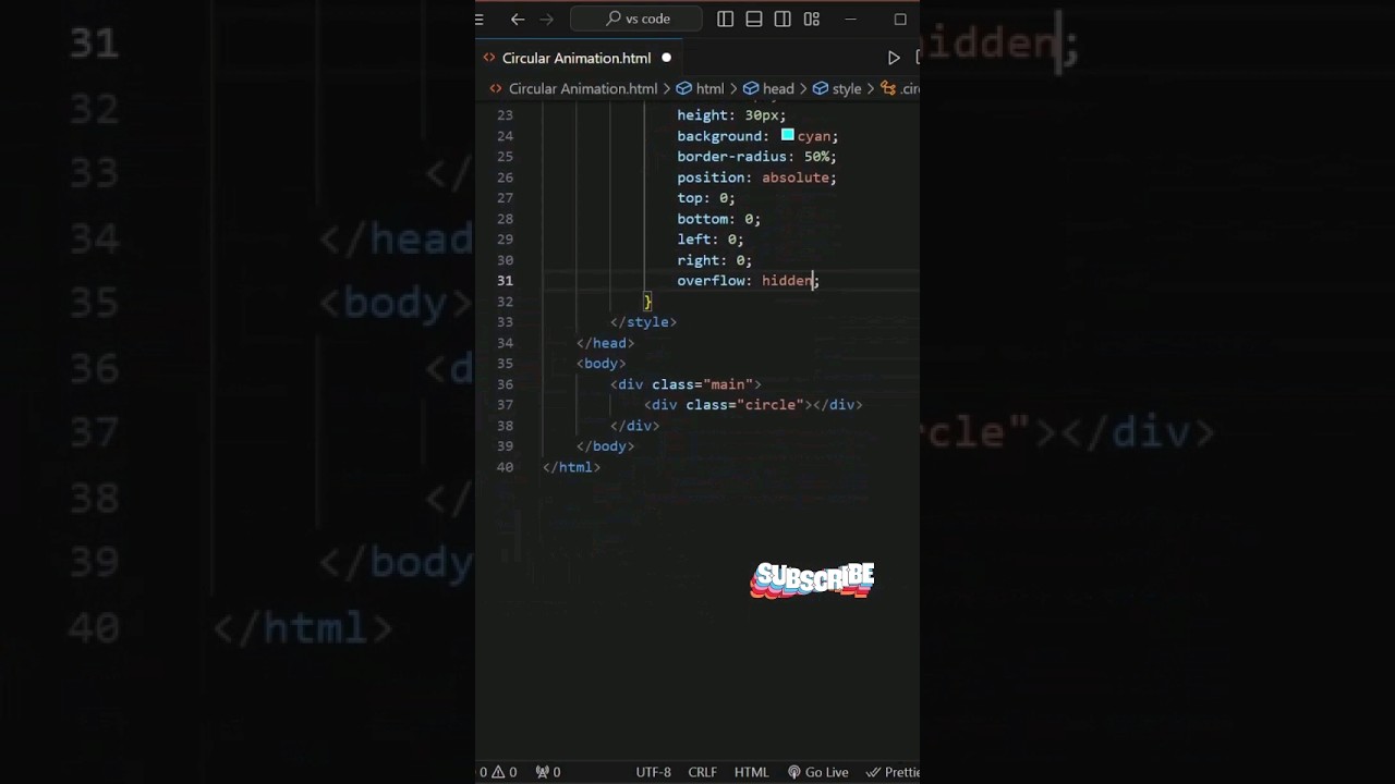 Circular Animation | Html Css