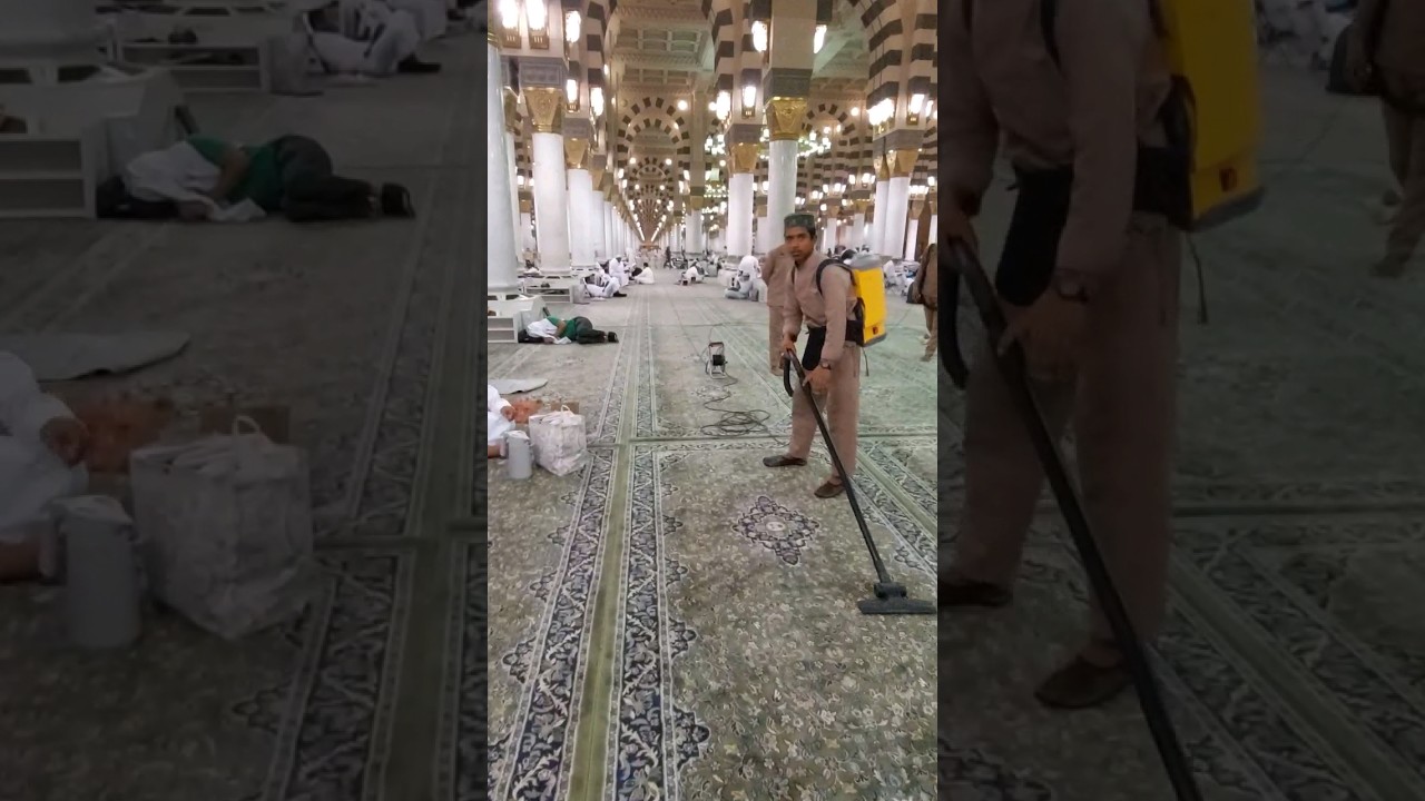 Inside Masjid Nabawi #madina