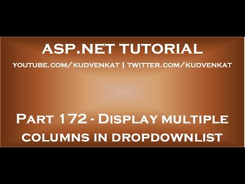 Learn Display data from two or more database table columns in asp net dropdownlist - Mind Luster
