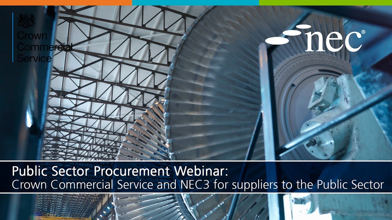 Public Sector Procurement: Crown Commercial Service and NEC3 for suppliers to the Public Sector
