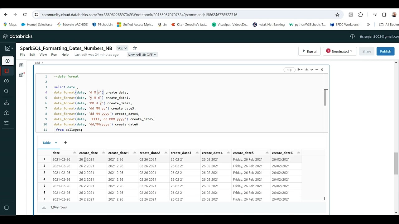 SparkSQL Formatting Dates and Numbers in Databricks #SparkSQL #Databricks #sql