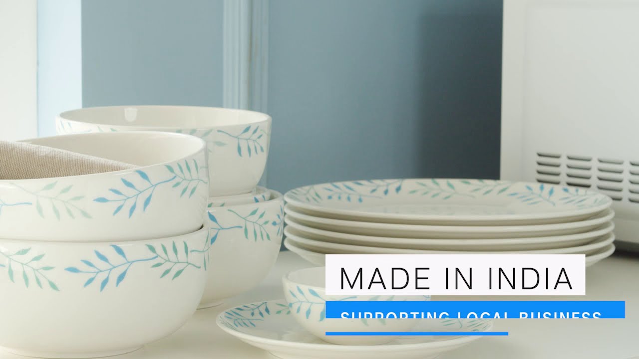 Tupperware- Ferns Collection Porcelain Dinner Set