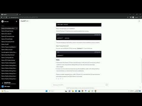 python 2 7 linux install