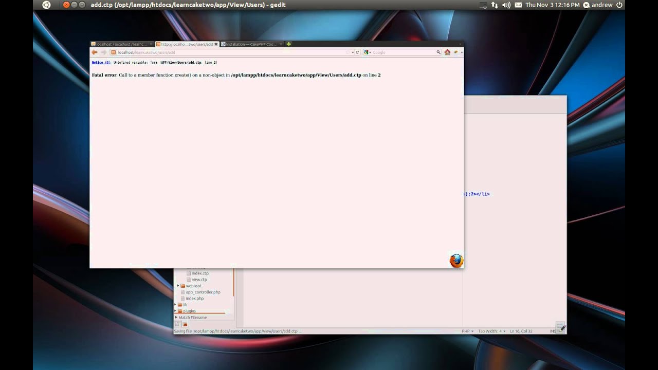Cakephp 2.0 Blog Tutorial Update