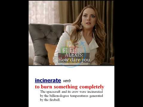Incinerate - Meaning, Pronunciation, Usage | Learn English with TV Shows & Movies