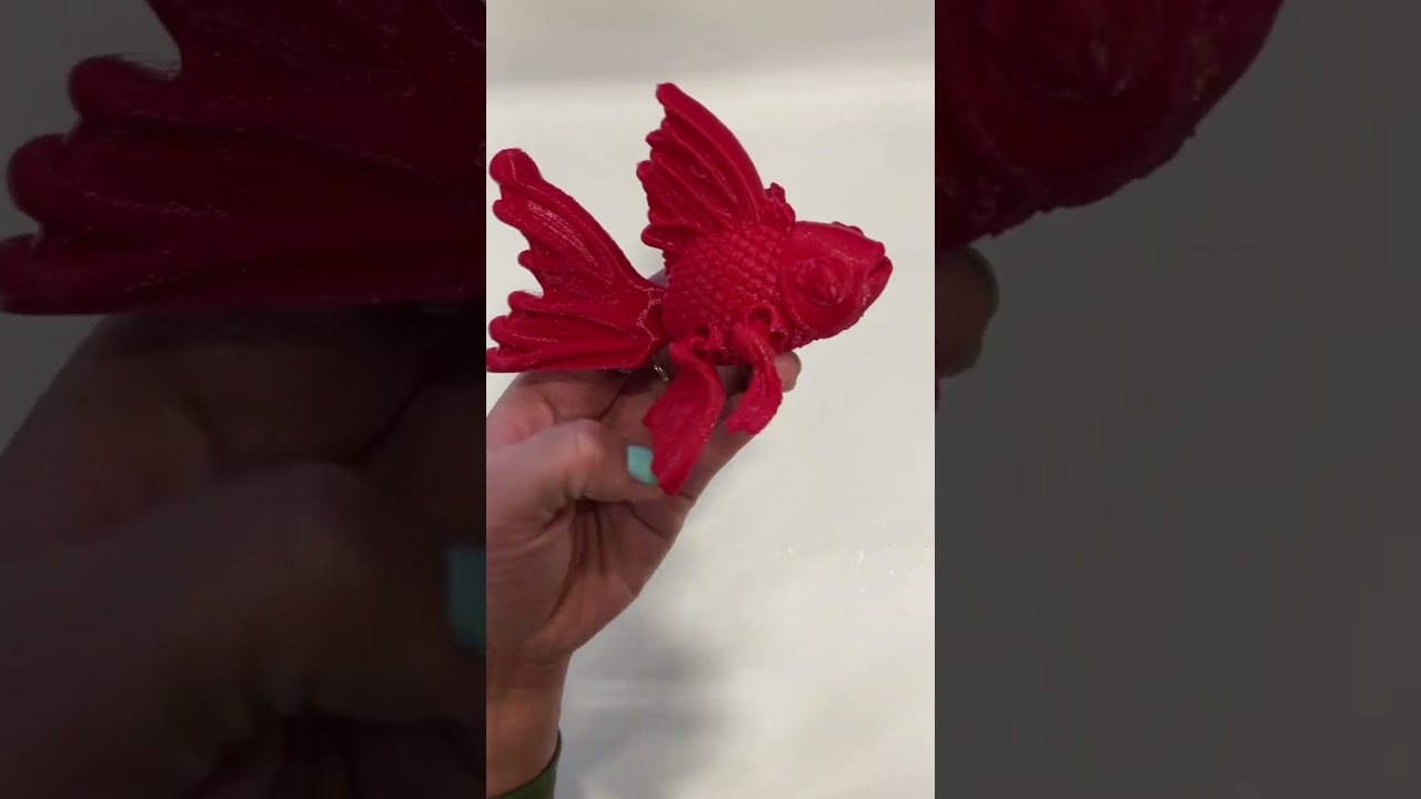 A beautiful 3d printed Angel fish 🐠