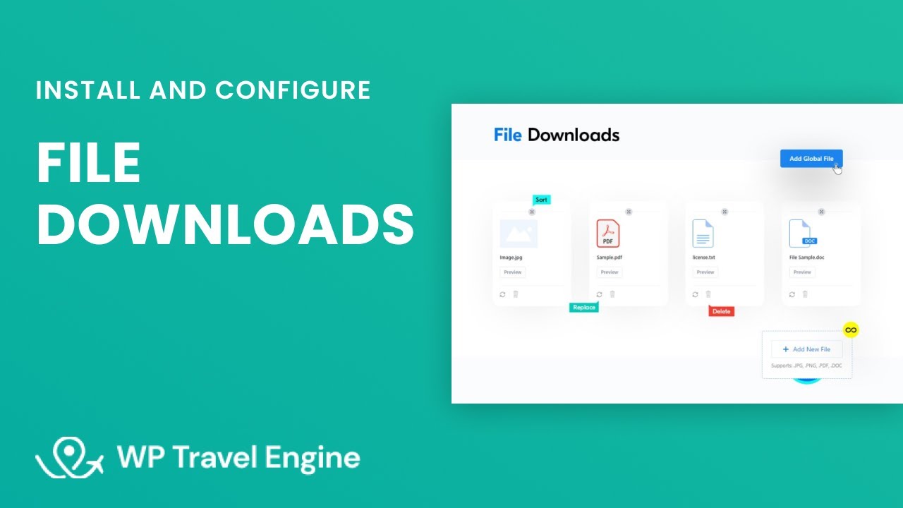 File Downloads Add-On | WP Travel Engine Tutorial