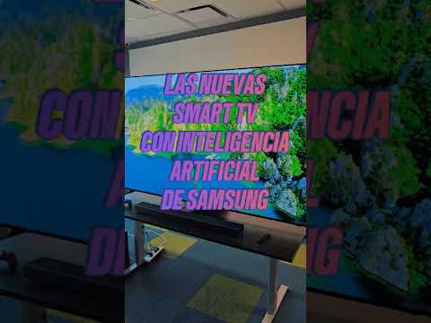 Pudimos probar las nuevas teles de Samsung con IA, las NeoQLED AI, la Nq8 AI 8k y la Nq4 AI OLED.
