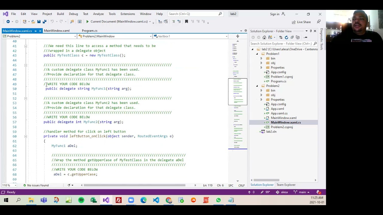 Second Assignment Week 2 - Centennial College COMP 212.