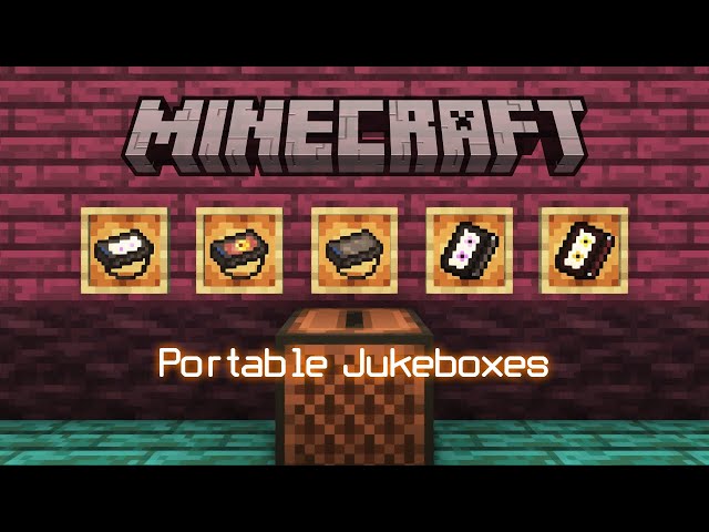 Portable Jukeboxes Minecraft Data Pack