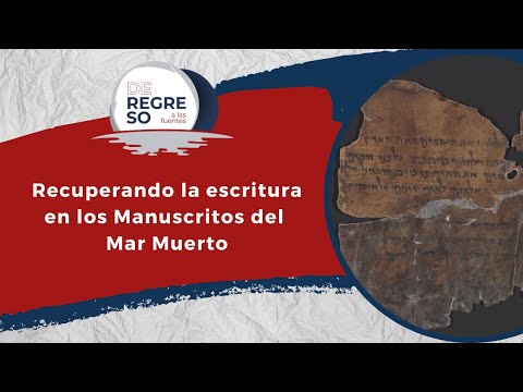 Así se recuperan los rastros de escritura en los Manuscritos del Mar Muerto