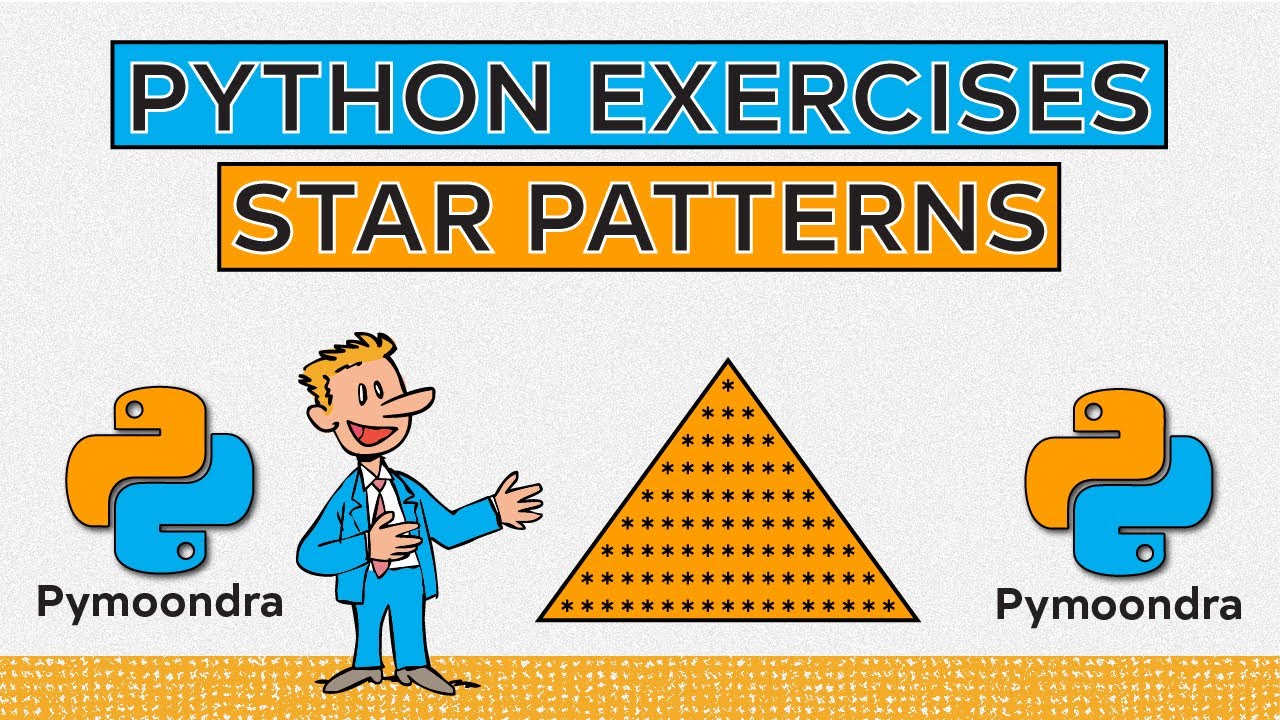 Python Exercises (beginner): Triangle Pattern programs in Python #3