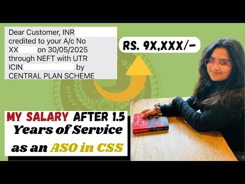 My Salary after 1.5 years as ASO in CSS | No Income Tax | SSC CGL #ssc #ssccgl