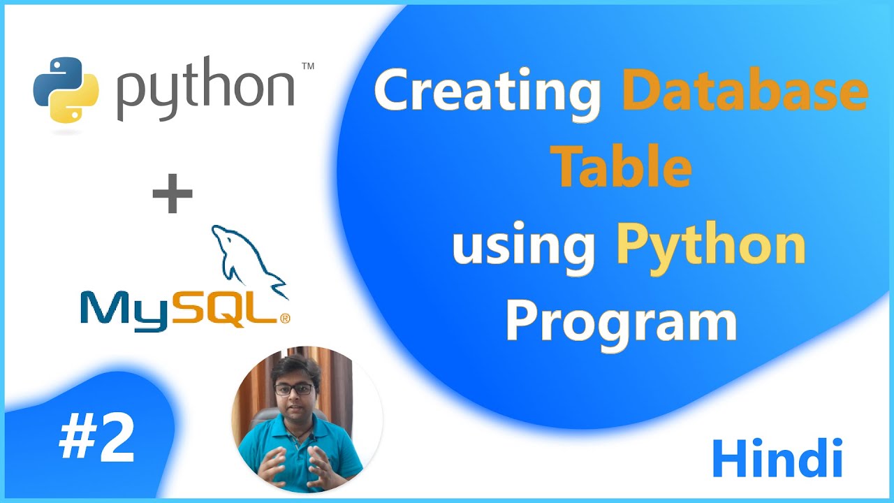 Creating Table using Python Program | Python with MySql #2