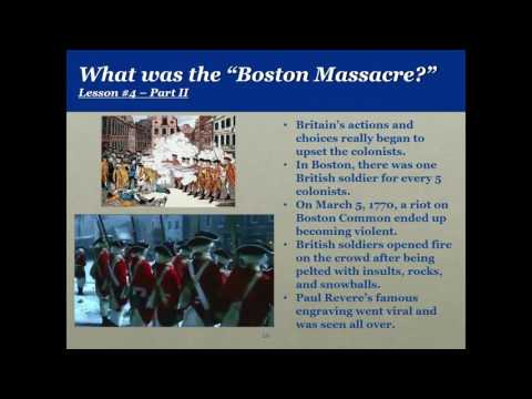 Boston Massacre and Tea Party