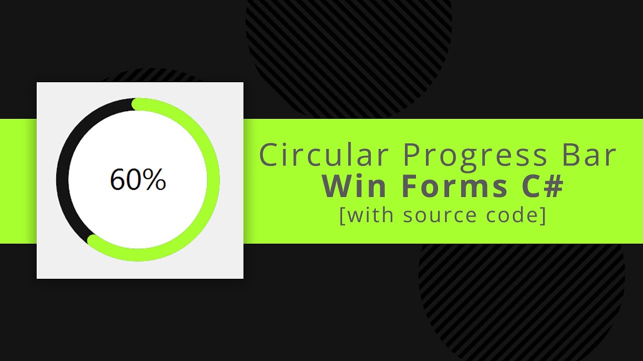 Circular Progress Bar - C# WinForms (Source Code)