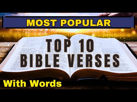 Top 10 Best Bible Verses KJV (Most Famous Bible Verses))